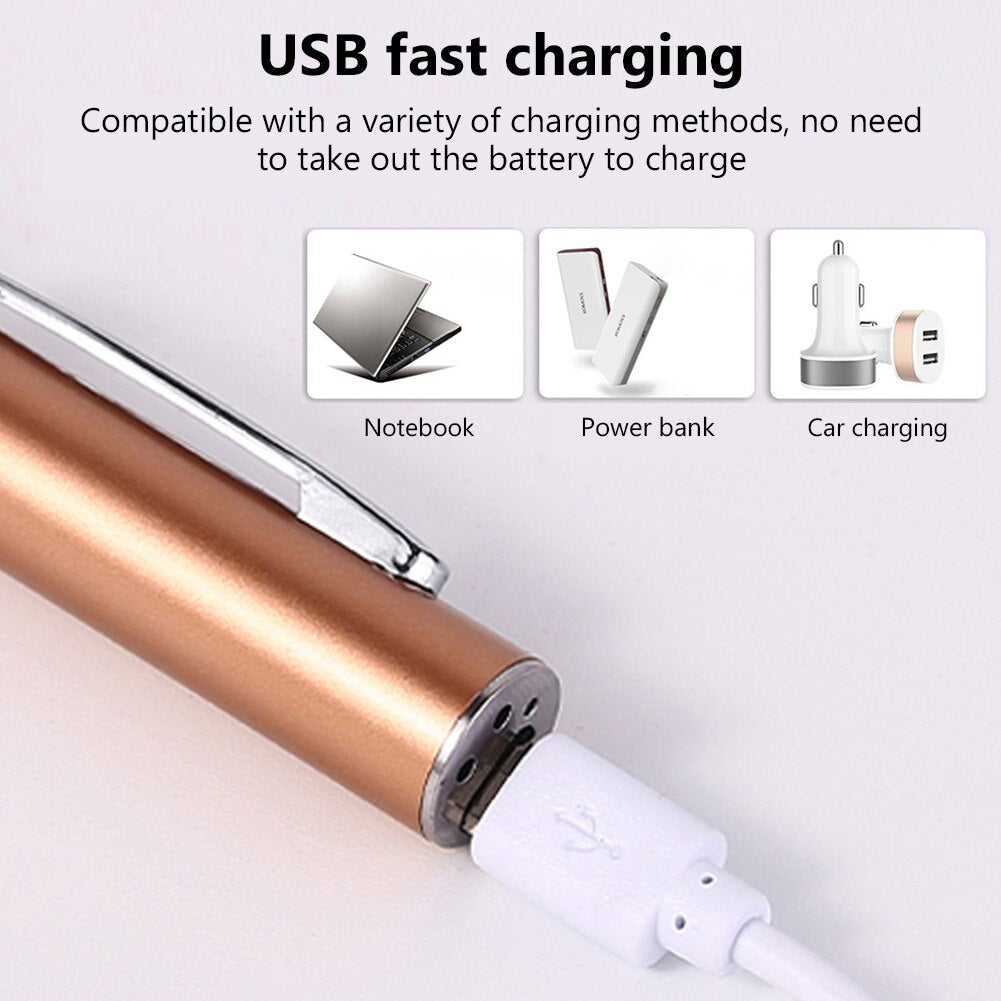365 UV Veterinary Wood Lamp Pet Fungus Detection Waterproof Flashlight